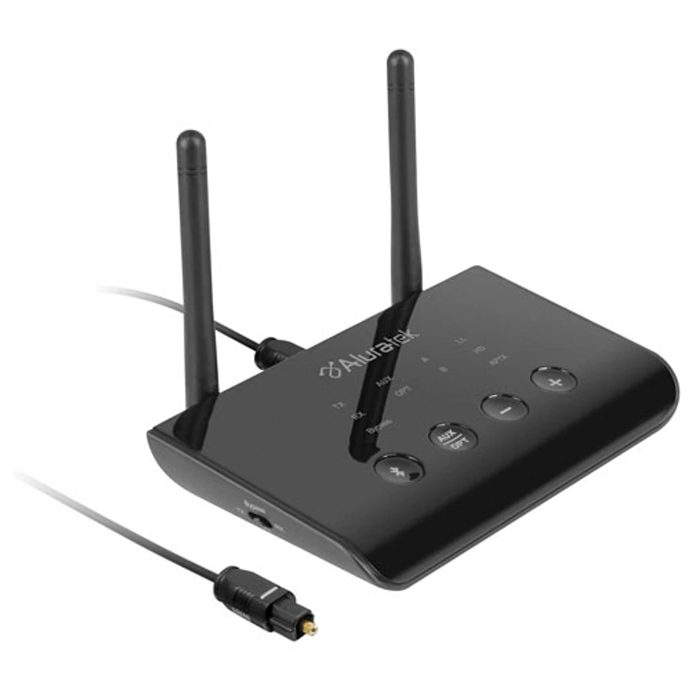 Aluratek Universal Bluetooth Optical Audio Receiver & Transmitter ...