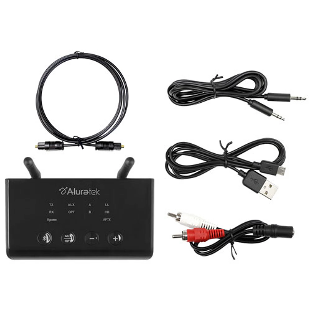 Aluratek Universal Bluetooth Optical Audio Receiver & Transmitter ...