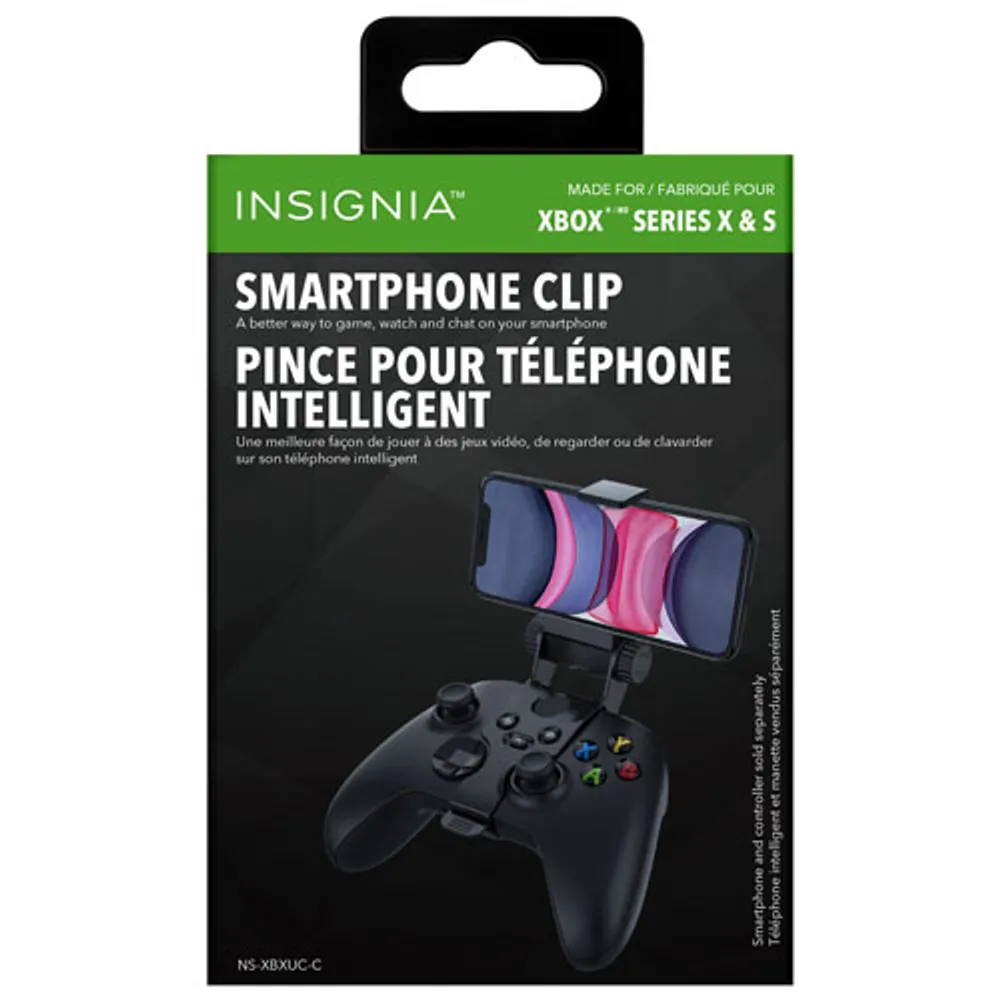 Insignia Xbox Controller Phone Mount Controller Clip - Black ...