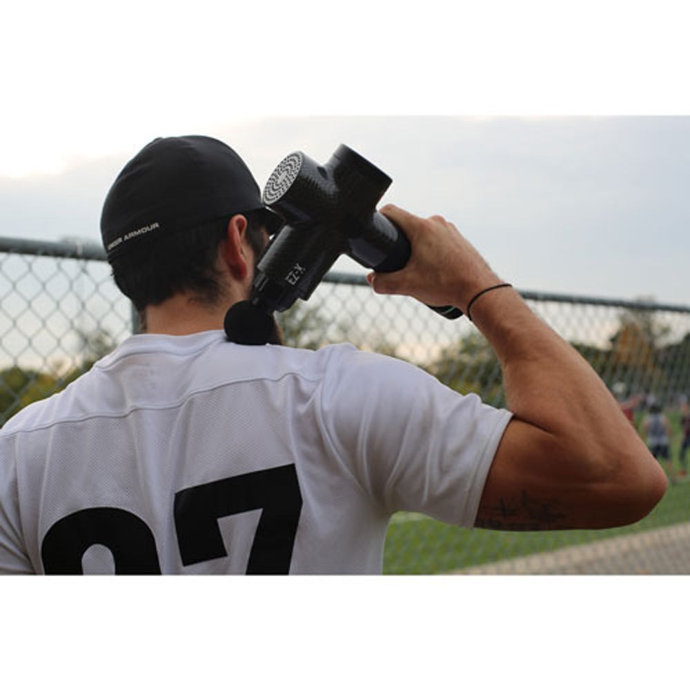 EZ-X Premium Handheld Percussive Massage Device (WT-259) - Carbon Fibre ...