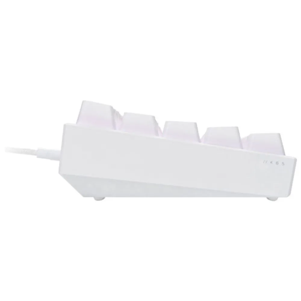 Corsair K65 Mini Backlit Mechanical Cherry MX Speed RGB Silver Gaming ...