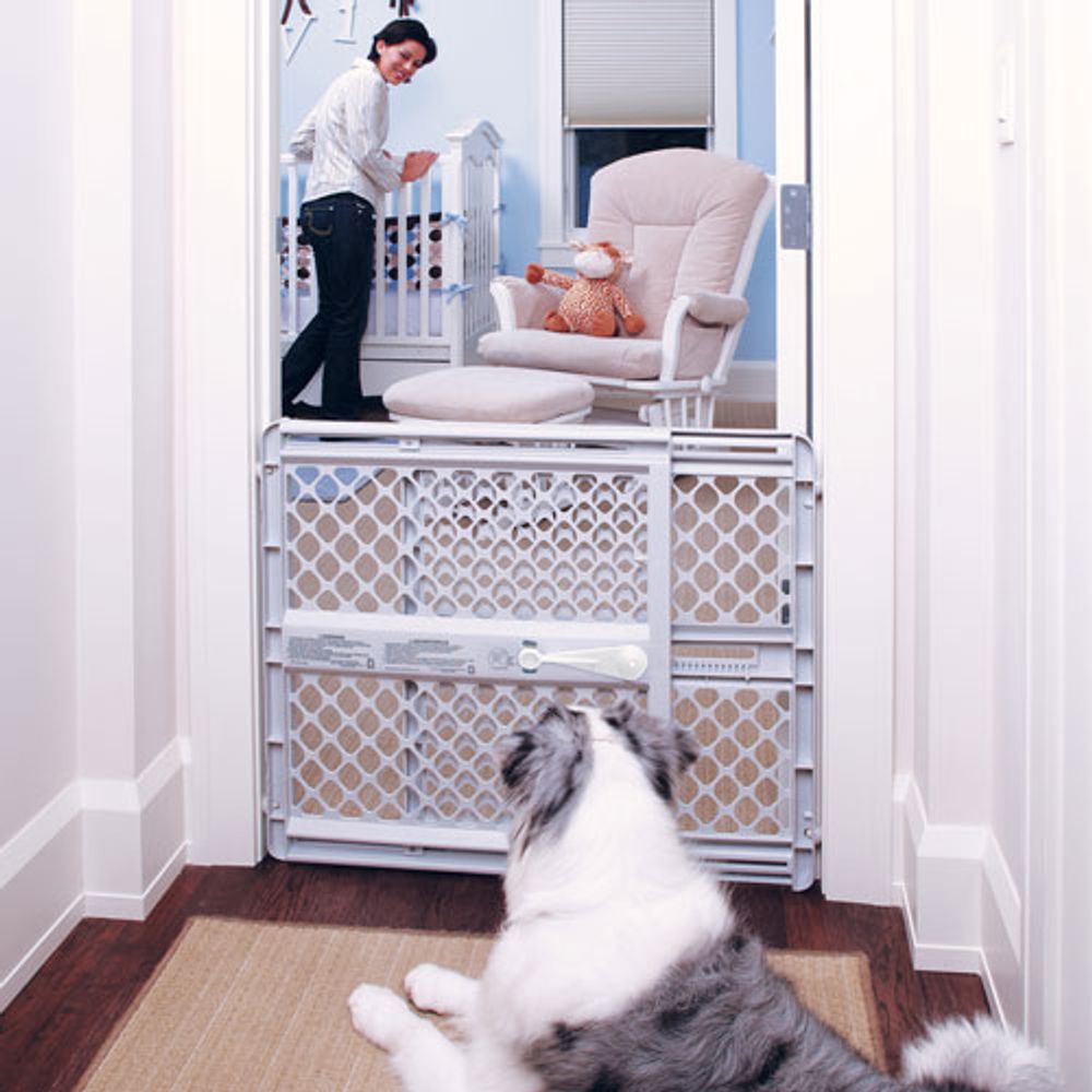 North States Supergate Classic Pressure-Mounted Safety Gate - Light ...