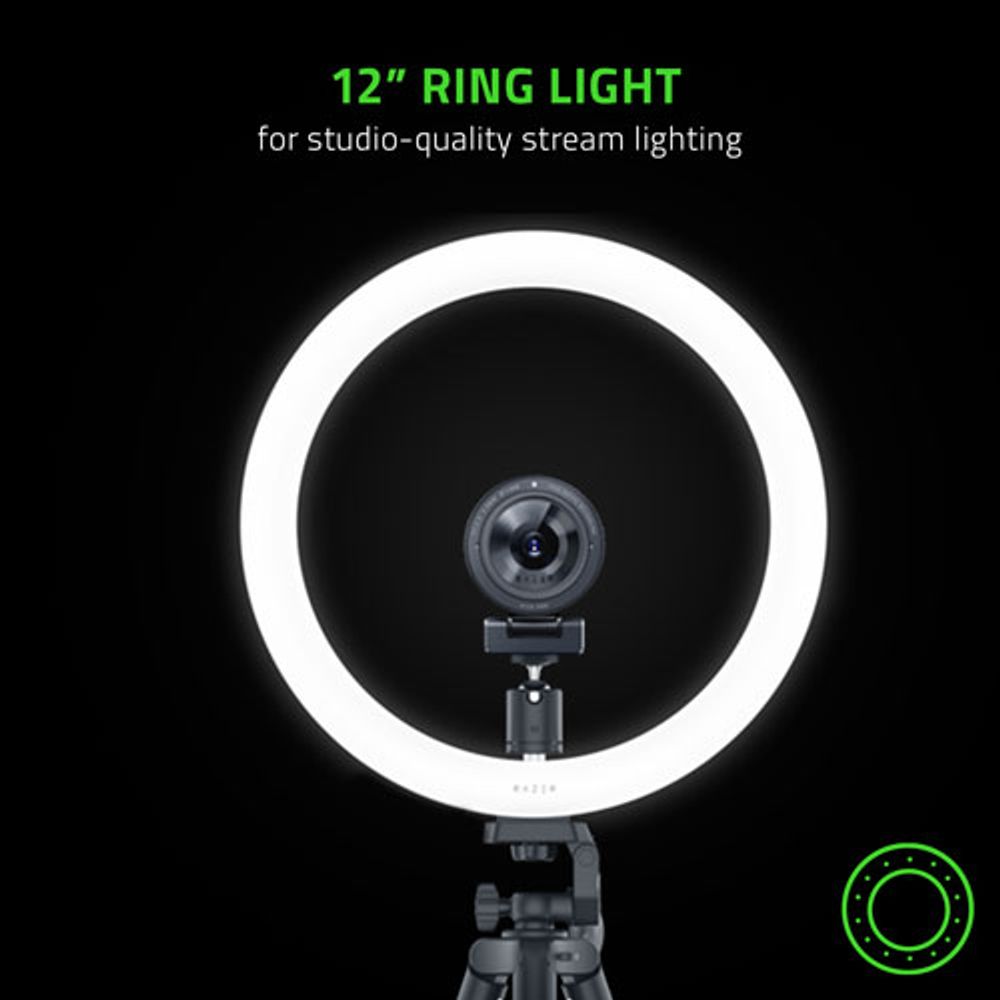 Razer 12" USB LED Ring Light for PC and Mobile Streaming - Black ...