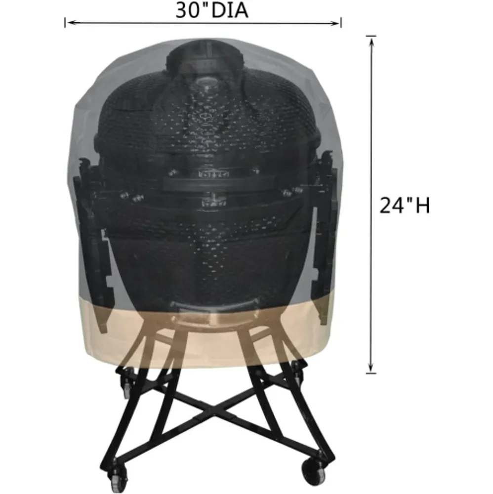 GENERIC Onlyfire Kamado Grill Cover Fits for Large Big Green Egg,Kamado ...