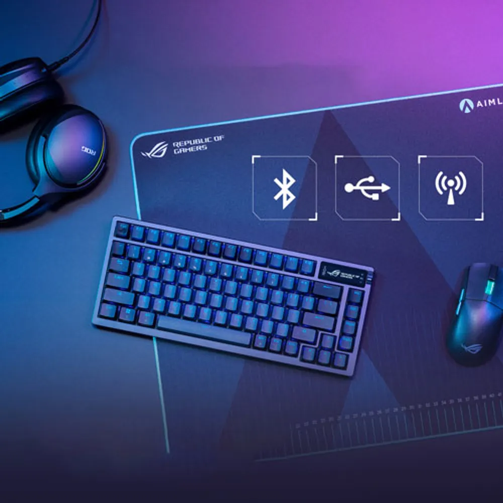 ASUS ROG Azoth Wireless NX Red Mechanical with OLED Display Custom ...