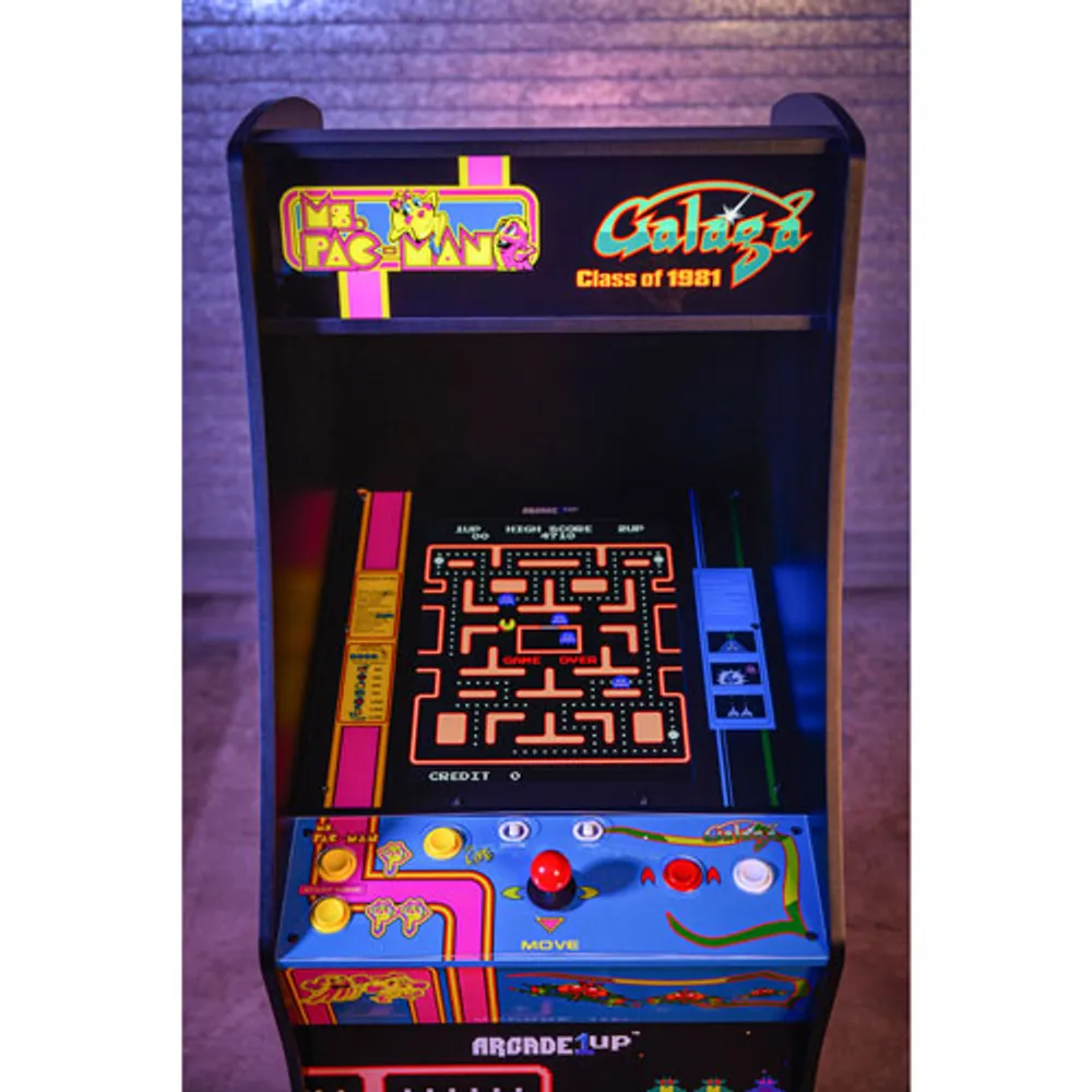 ARCADE1UP Ms. Pac-Man Arcade1Up Class of '81 Deluxe Arcade Machine ...