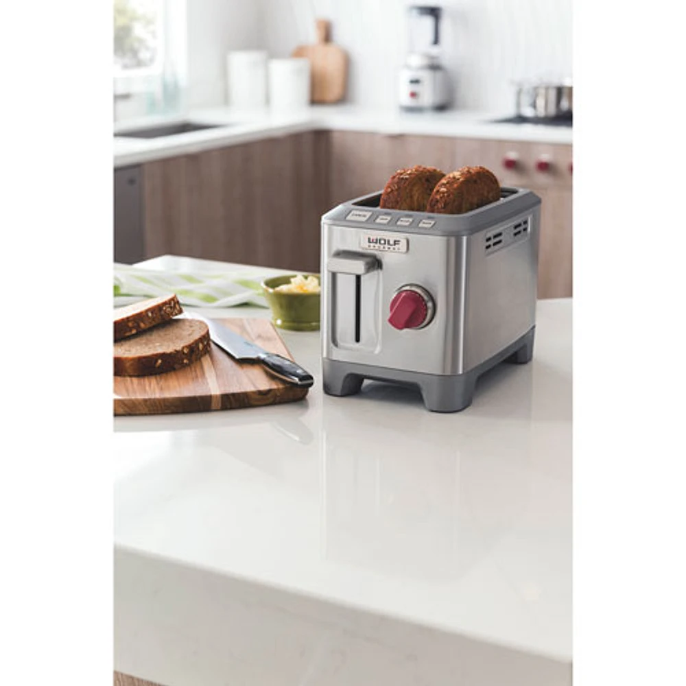 WOLF Gourmet Toaster 2-Slice Stainless Steel Galeries de la Capitale
