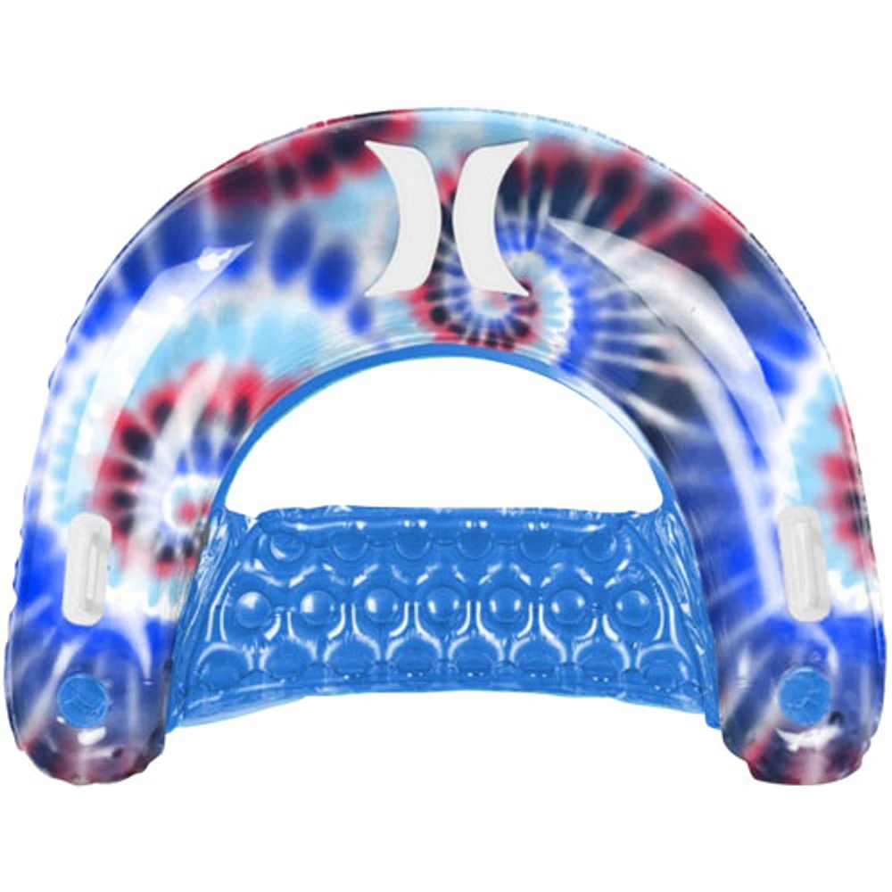 Hurley Inflatable Pool Chair Float (1531012E) - Blue Tie-Dye ...