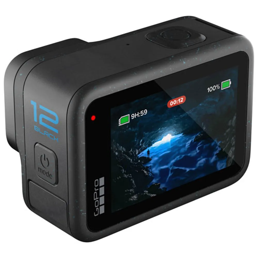 GoPro HERO12 Black Waterproof 5.3K Sports & Helmet Camera Bundle ...