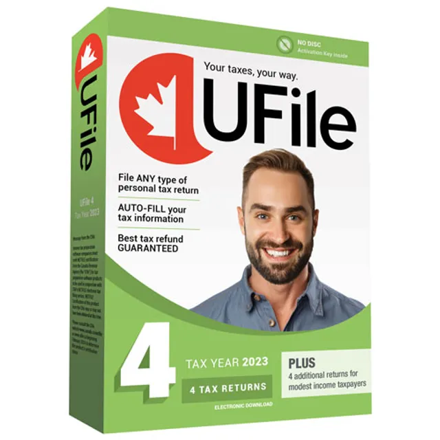 UFile Tax Year 2023 (PC) - 4 Returns at Coquitlam Centre in Coquitlam, BC
