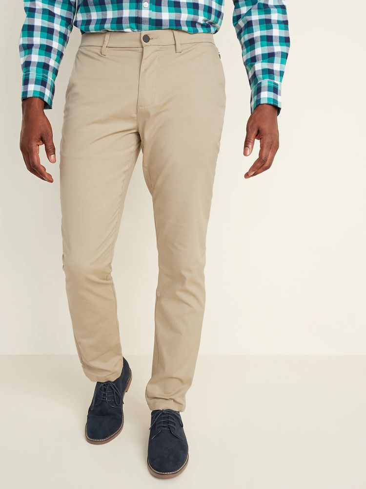 Slim Built In Flex Ultimate Tech Chino Pants For Men