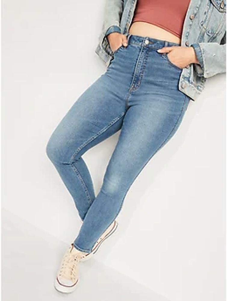 Old Navy Higher High-Waisted Rockstar 360° Stretch Super Skinny Jeans for Women | Mall of America®