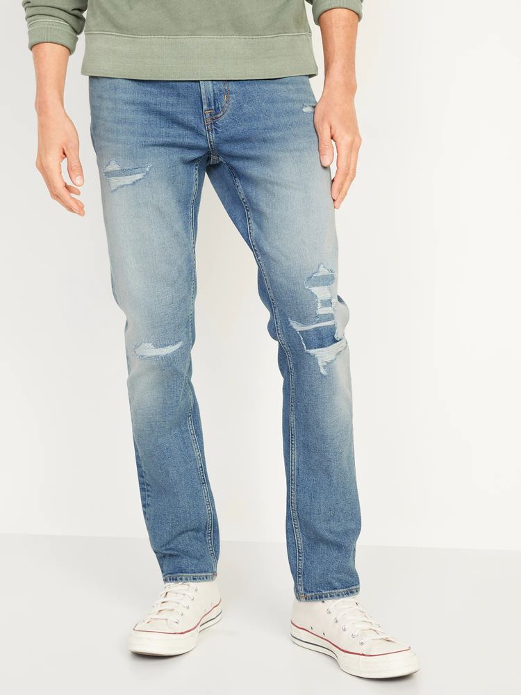 Old Navy Slim Built-In-Flex Ripped Jeans for Men | Mall of America®
