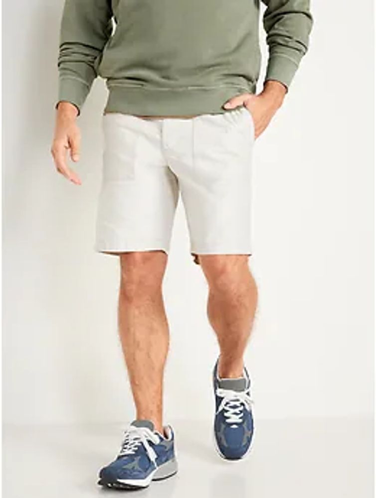 Old Navy Straight Lived-In Khaki Shorts for Men - 9-inch inseam | Mall ...