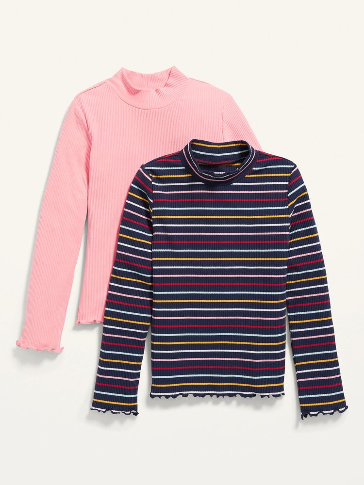 Old Navy Long-Sleeve Rib-Knit Mock-Neck Top for Girls | Mall of America®