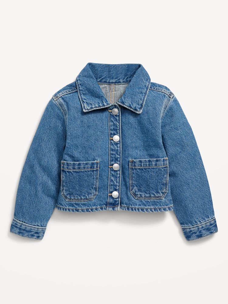 Old Navy Cropped Jean Utility Shacket for Toddler Girls | Mall of America®