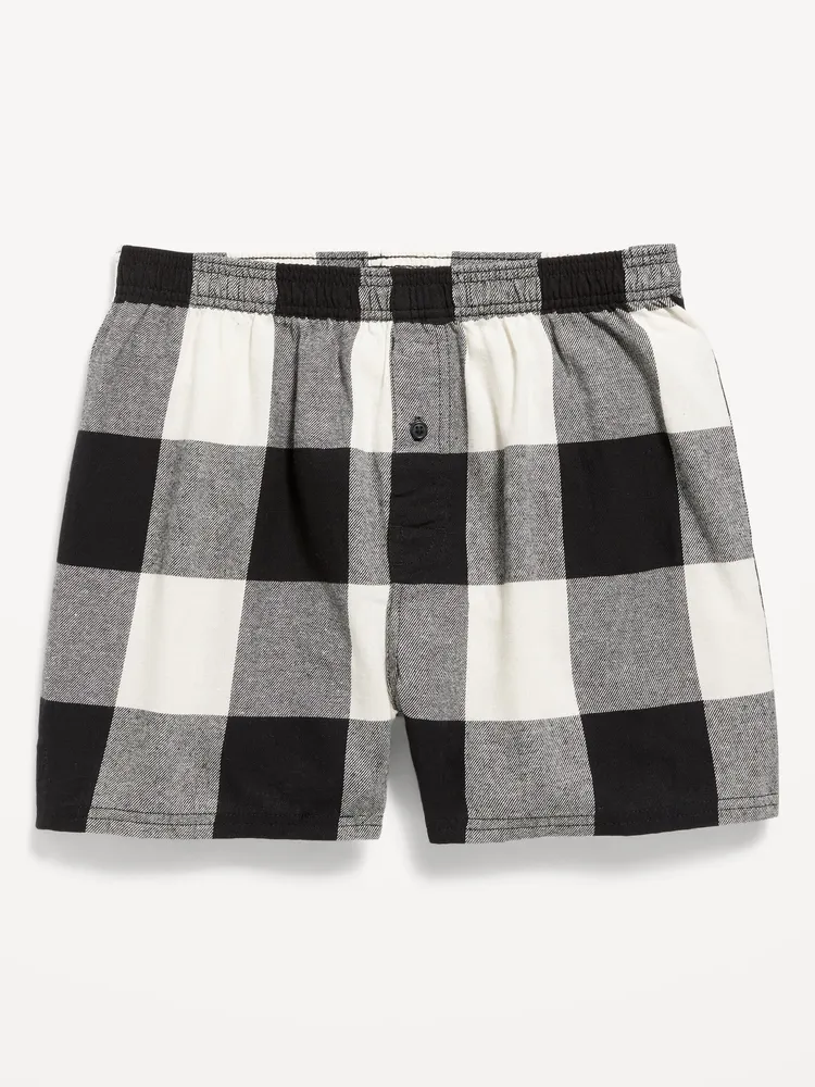 Flannel Boxer Shorts