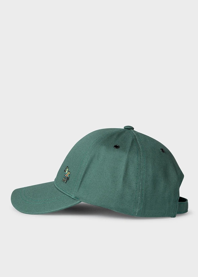 PS Paul Smith Dark Green Zebra Logo Baseball Cap | King's Cross