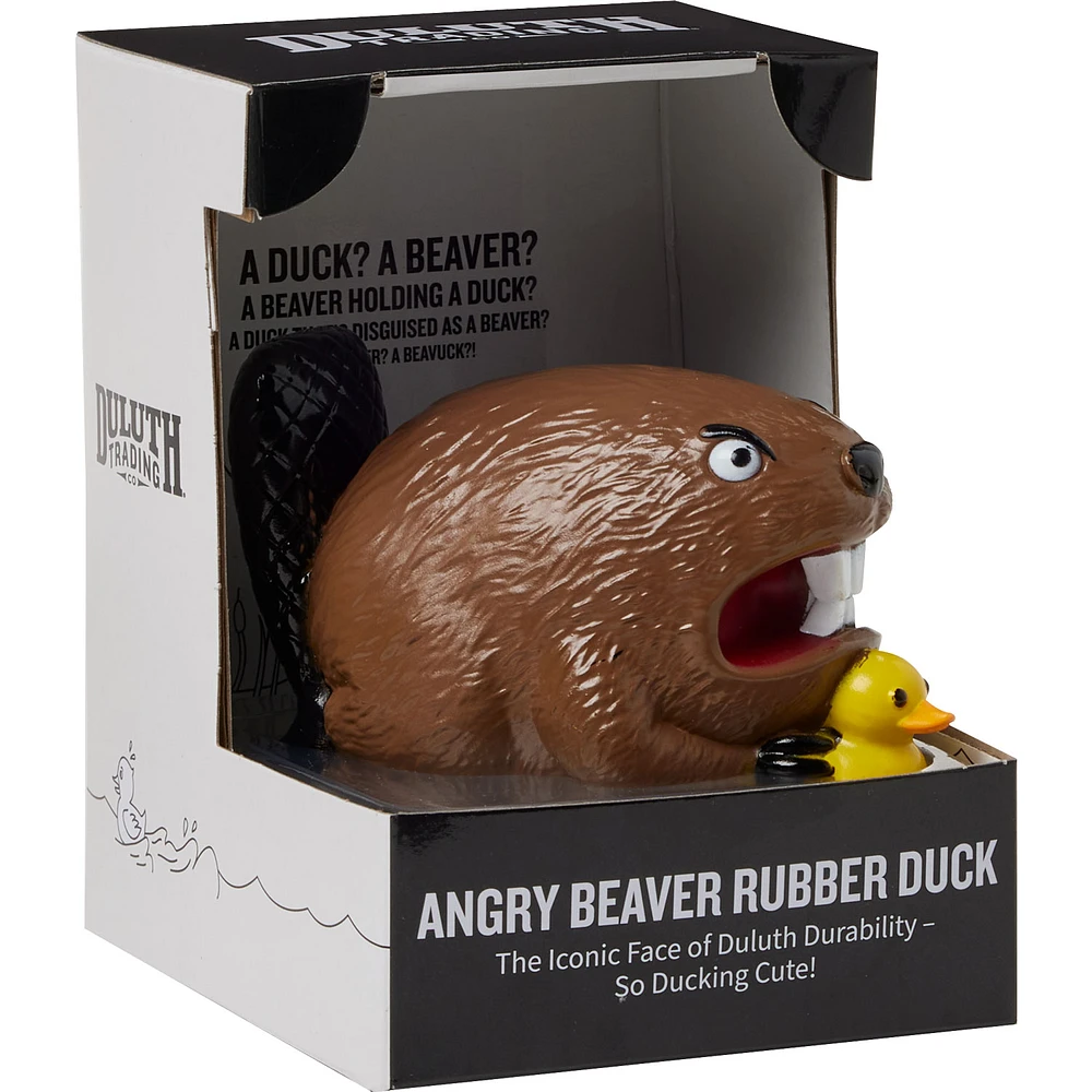 Duluth Trading Co. Rubber Duck Angry Beaver | CoolSprings Galleria