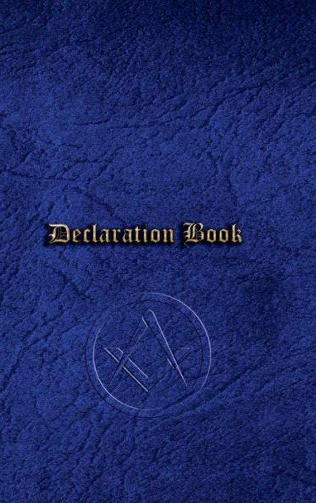 Barnes and Noble Declaration Book - Craft Mason: Craft Freemason ...