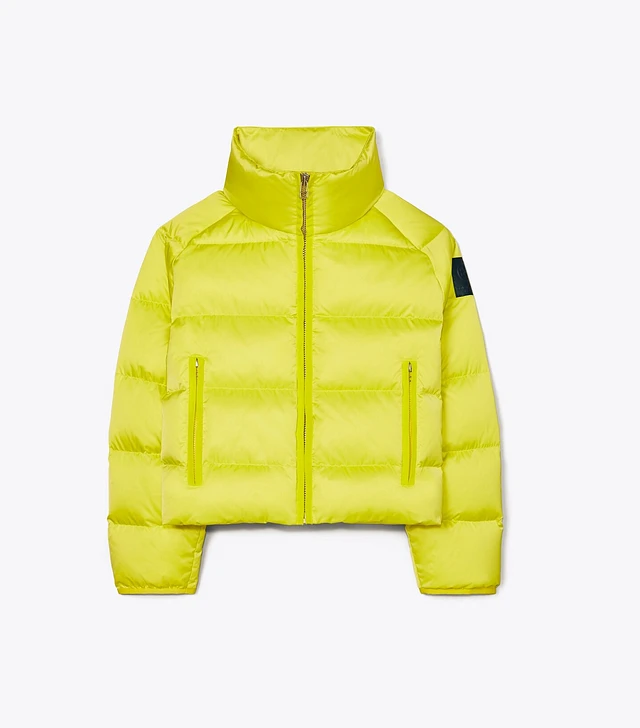 Tory Sport Satin Down Belted Jacket | The Summit Tory Sport Satin Down Belted Jacket | The Summit