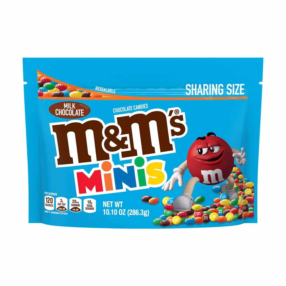 M&M'S Minis Milk Chocolate Candy, Sharing Size 10.1 oz Bag | Hamilton Place