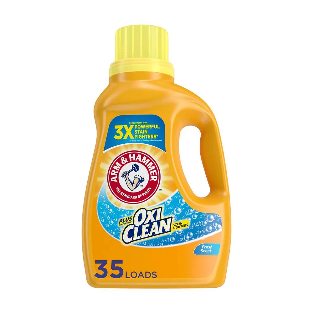 Arm & Hammer Plus OxiClean Fresh Scent Liquid Laundry Detergent - 35 Loads, 45.5 fl oz ...