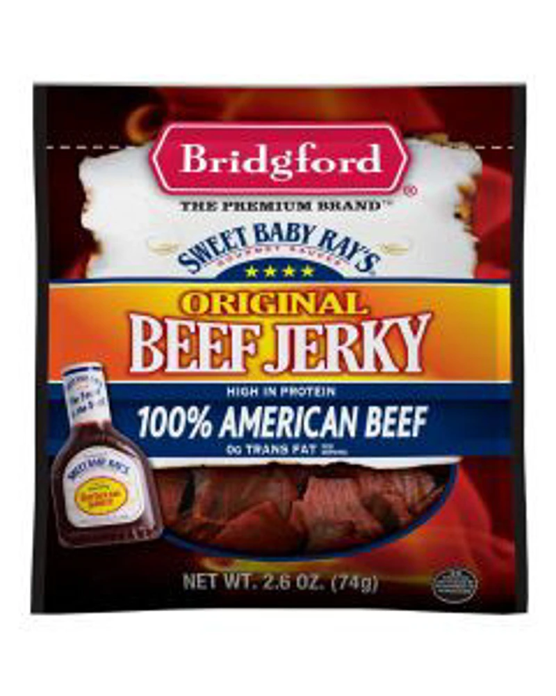 Sweet Baby Rays Bridgford Sweet Baby Ray's Original Beef Jerky, 2.6 oz ...