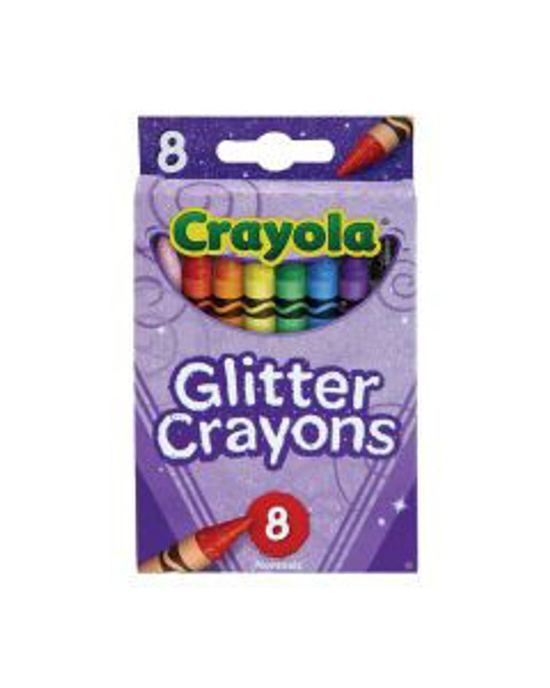 Crayola Glitter Crayons, 8 ct | Hamilton Place