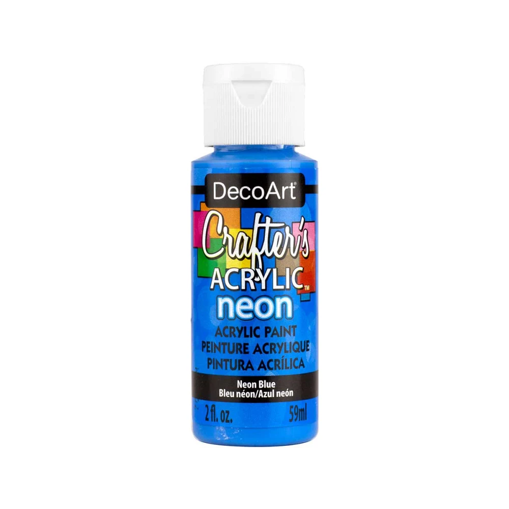 DecoArt Crafter's Acrylic Crafter's Neon Acrylic Paint, 2 oz | Hamilton ...