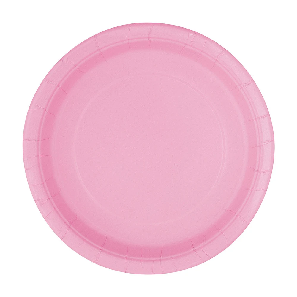 321 Party! Light Pink Party Plates, 9 in, 16 ct | Hamilton Place