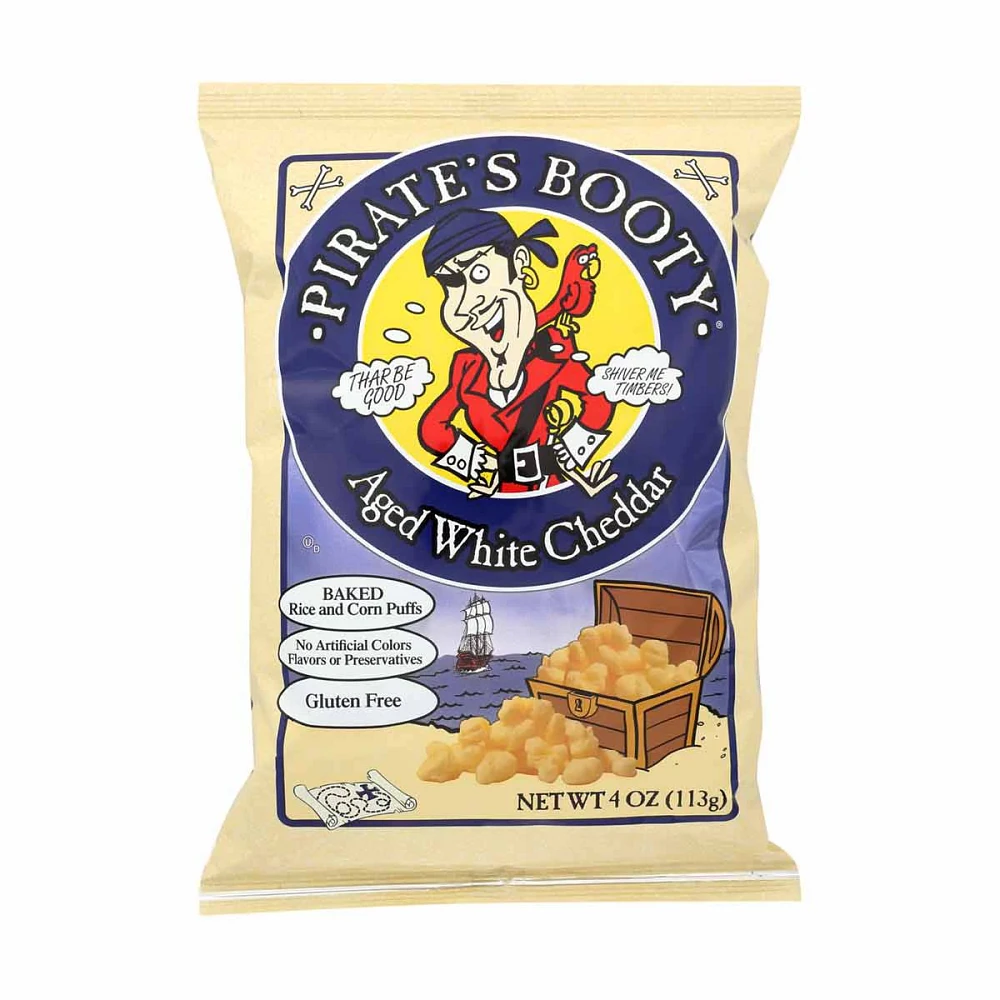 Pirates Booty Pirate's Booty Aged White Cheddar Puffs, 4 oz | Hamilton ...