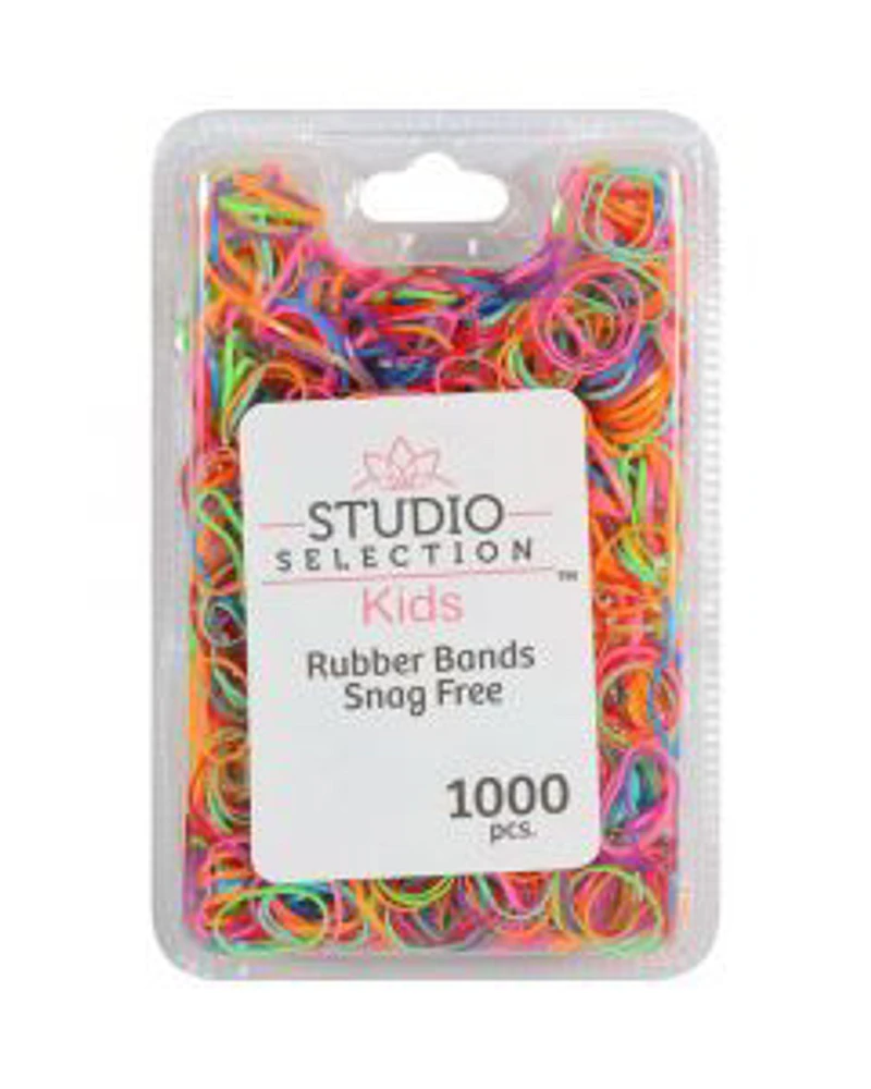 Studio Selection Snag-Free Kids Rubber Bands, 1000 Pieces | Hamilton Place