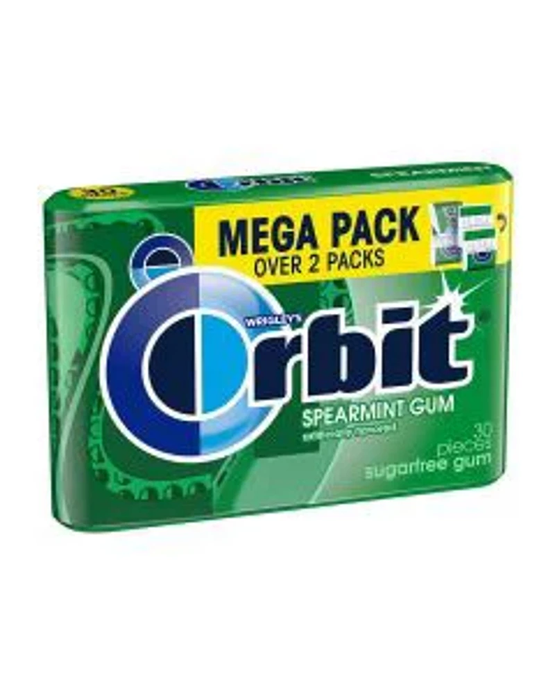Orbit Wrigley's Orbit Spearmint Sugar Free Chewing Gum Mega Pack, 30 ct ...