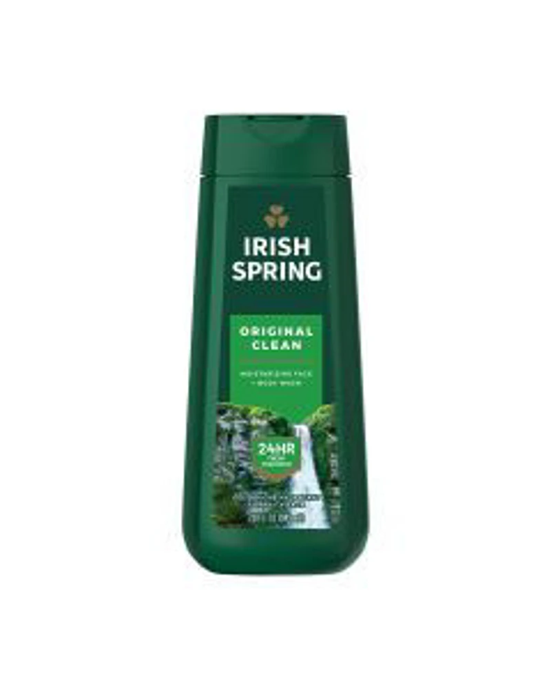 Irish Spring Original Clean Body Wash for Men, 20 fl oz | Hamilton Place