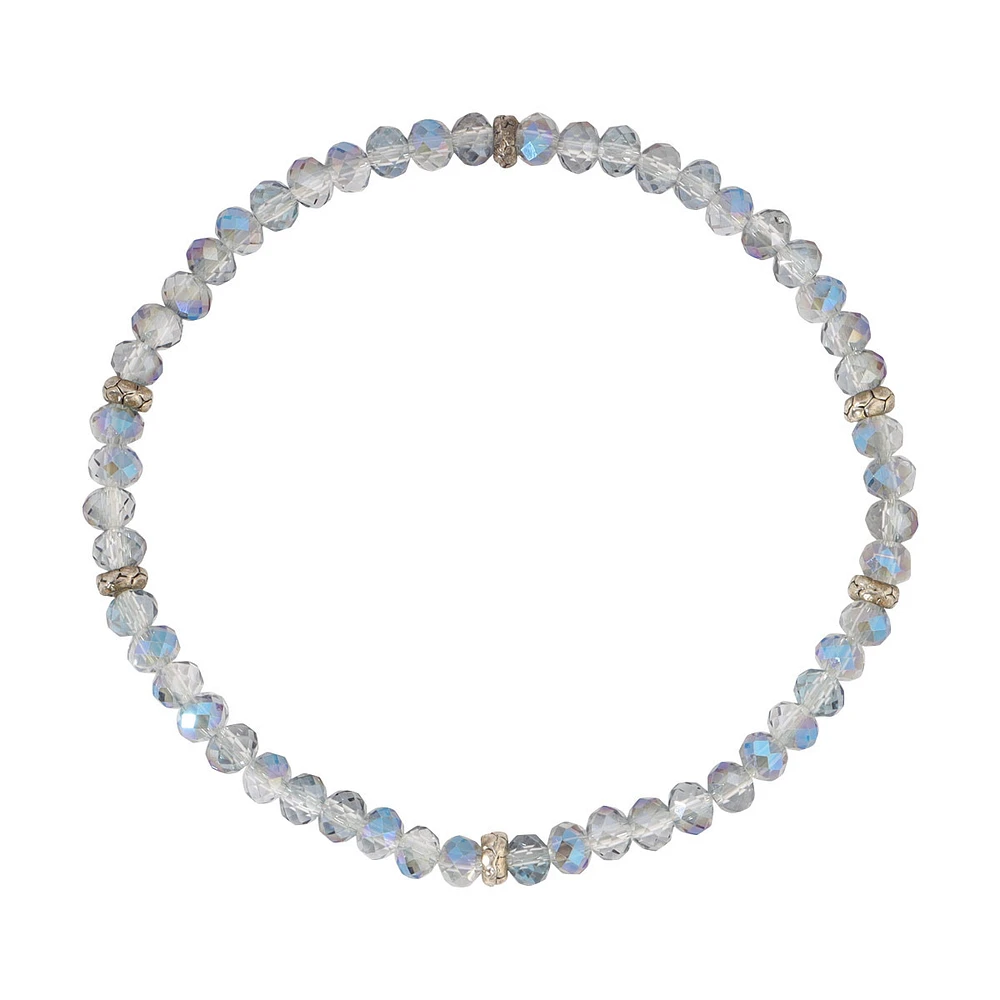 Popshelf Ice Blue Crystal Bracelet, 4 mm | Hamilton Place