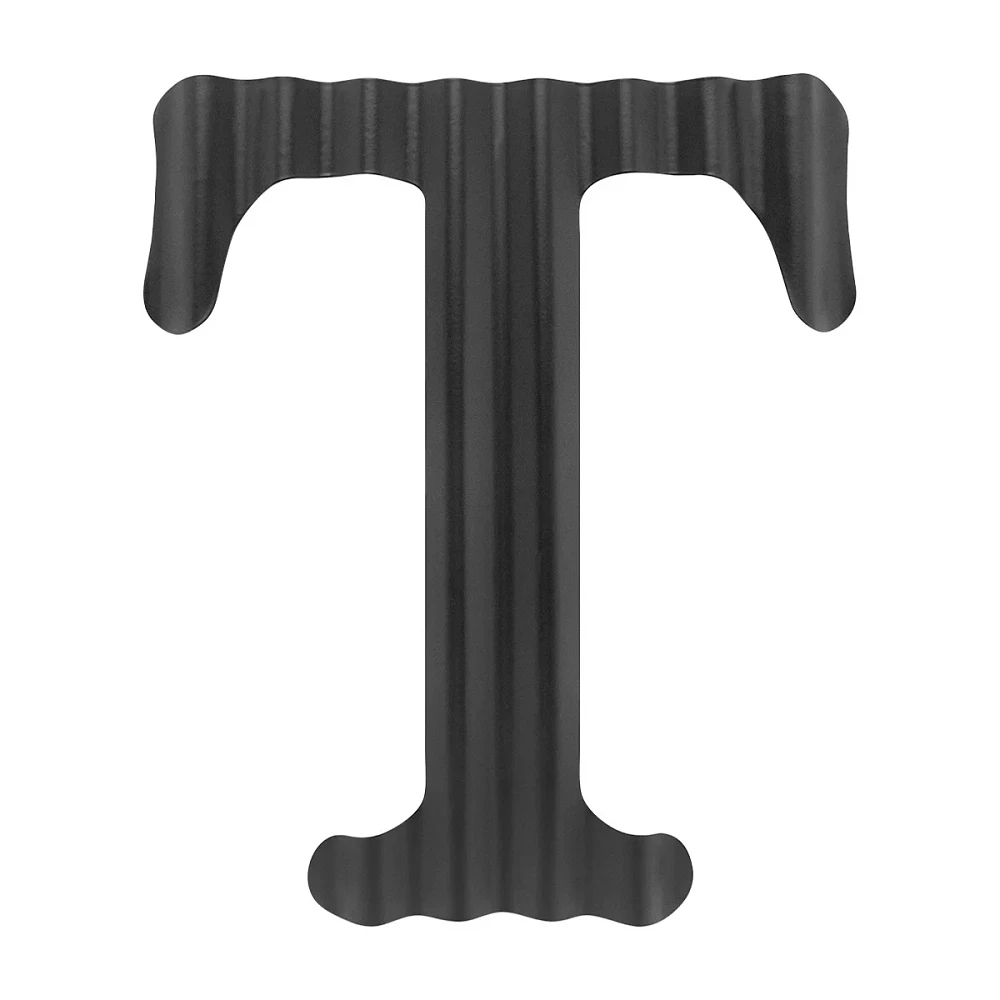 Create It Black Galvanized Metal Letter T, 13.75 in | Hamilton Place