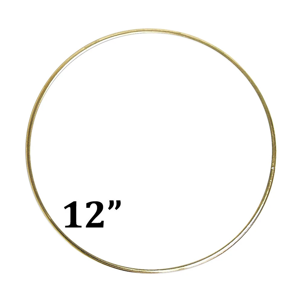 Popshelf Round Brass Ring, 12 in | Hamilton Place