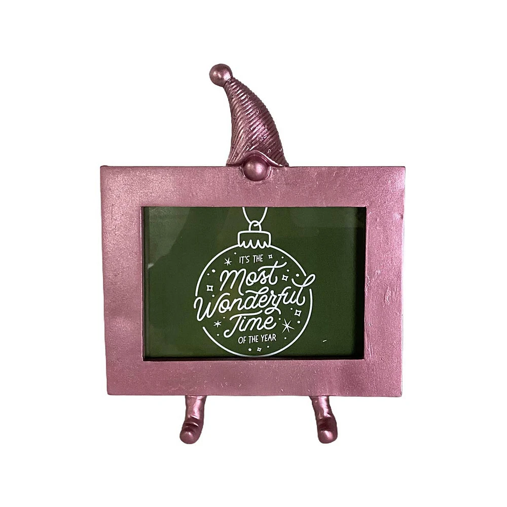 Popshelf Christmas Gnome Photo Frame, Assorted | Hamilton Place