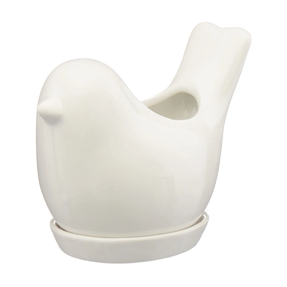 Popshelf Ceramic Bird Shaped Planter | Hamilton Place