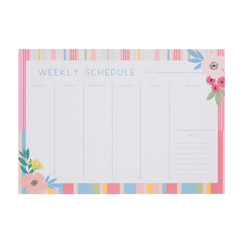 Popshelf Weekly Planner Notepad | Hamilton Place