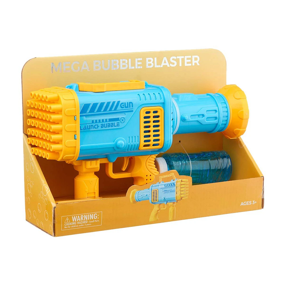 Popshelf Mega Bubble Blaster Machine Gun with Bubble Solution ...