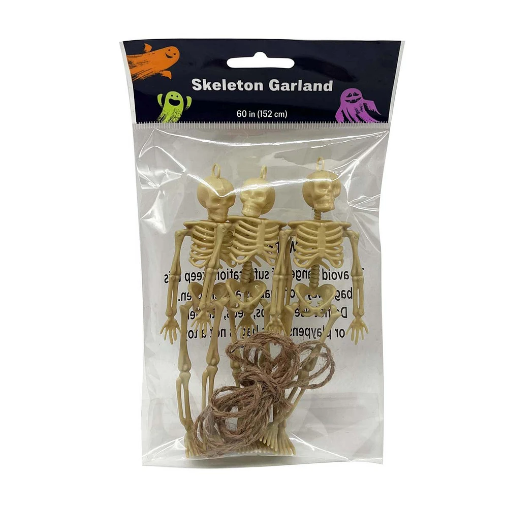 Popshelf Halloween Skeleton Garland, 60 in | Hamilton Place