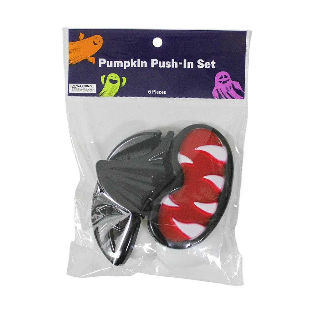 Popshelf Halloween Pumpkin Push In Set, Assorted | Hamilton Place