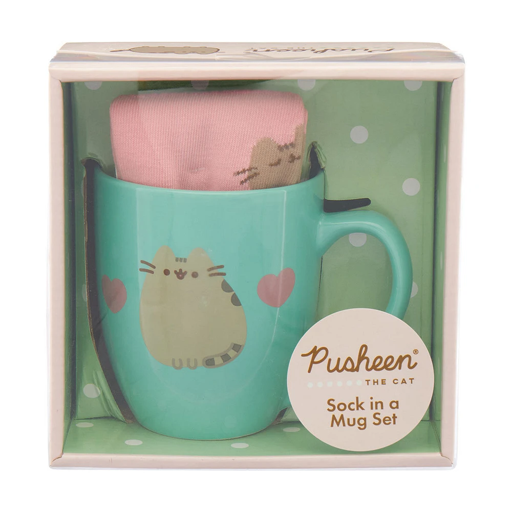 Popshelf Pusheen The Cat Sock and Mug Set | Hamilton Place