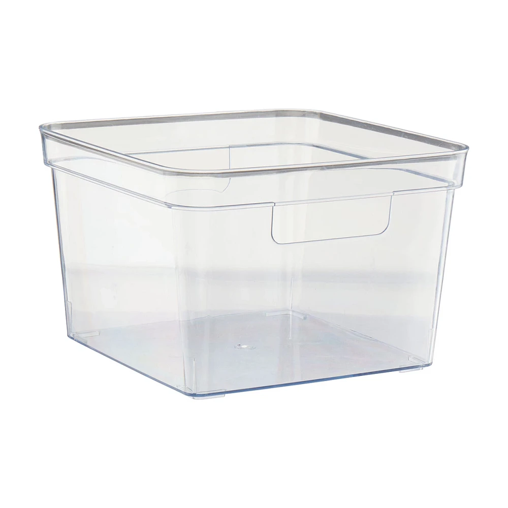 Popshelf Plastic Square Bin, Small | Hamilton Place