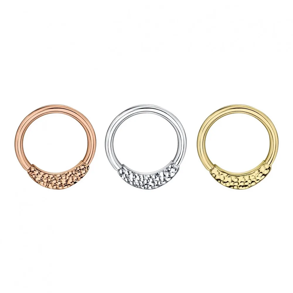 BVLA 16g Hammered Janna Seam Ring | King's Cross