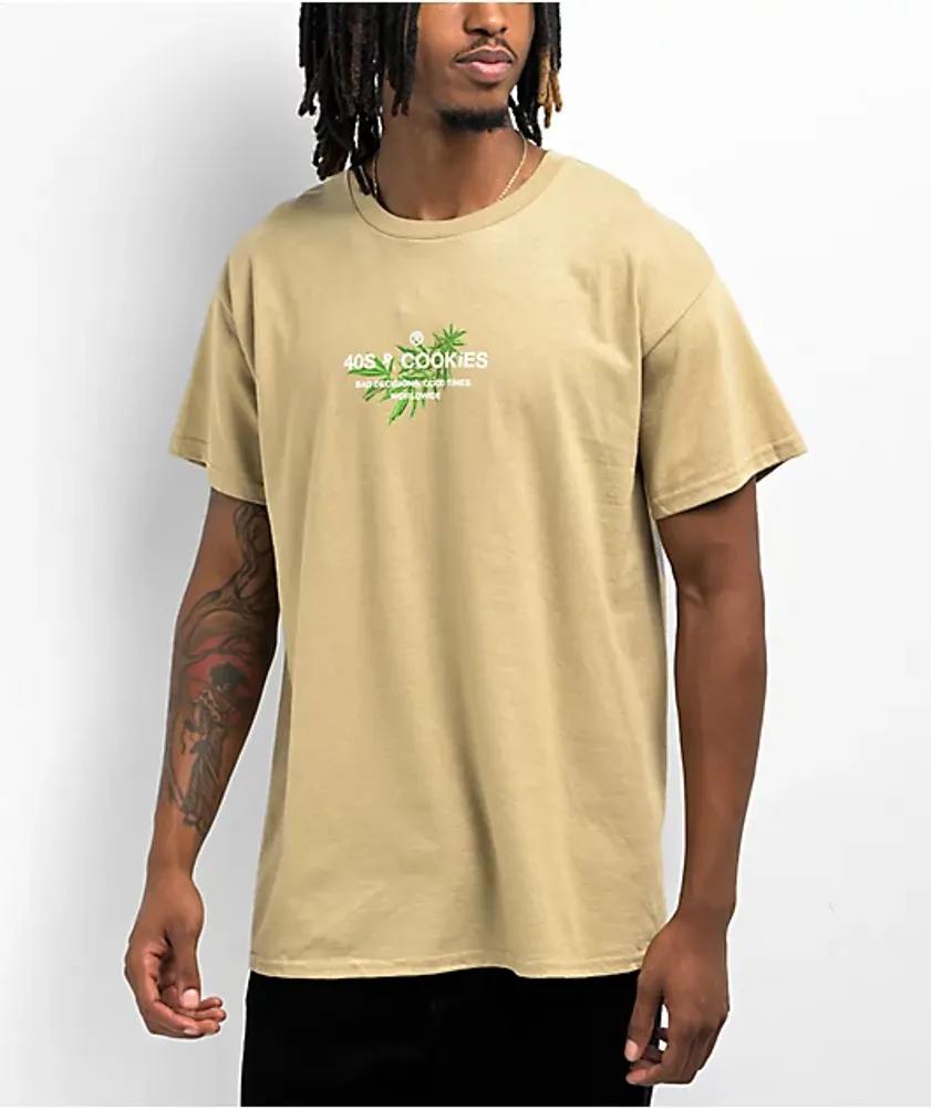 40s & Shorties x Cookies General Logo Tan T-Shirt | Mall of America®