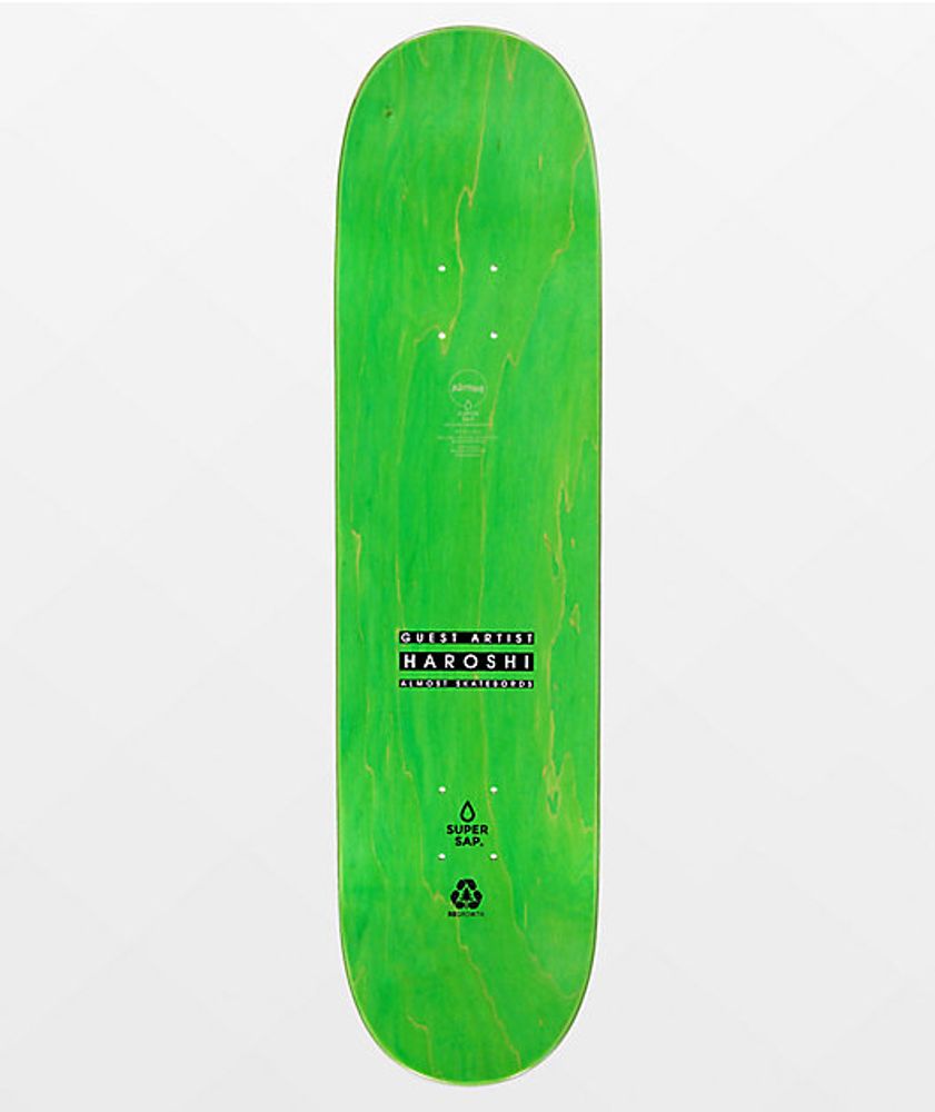 Zumiez Almost Yuri Haroshi Monster Super Sap 8.375" Skateboard Deck ...