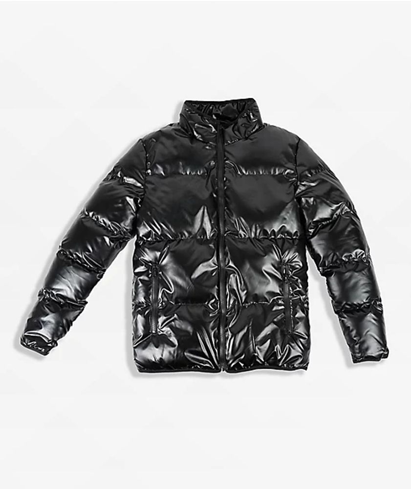 American Stitch Black Nylon Puffer Jacket | Coquitlam Centre